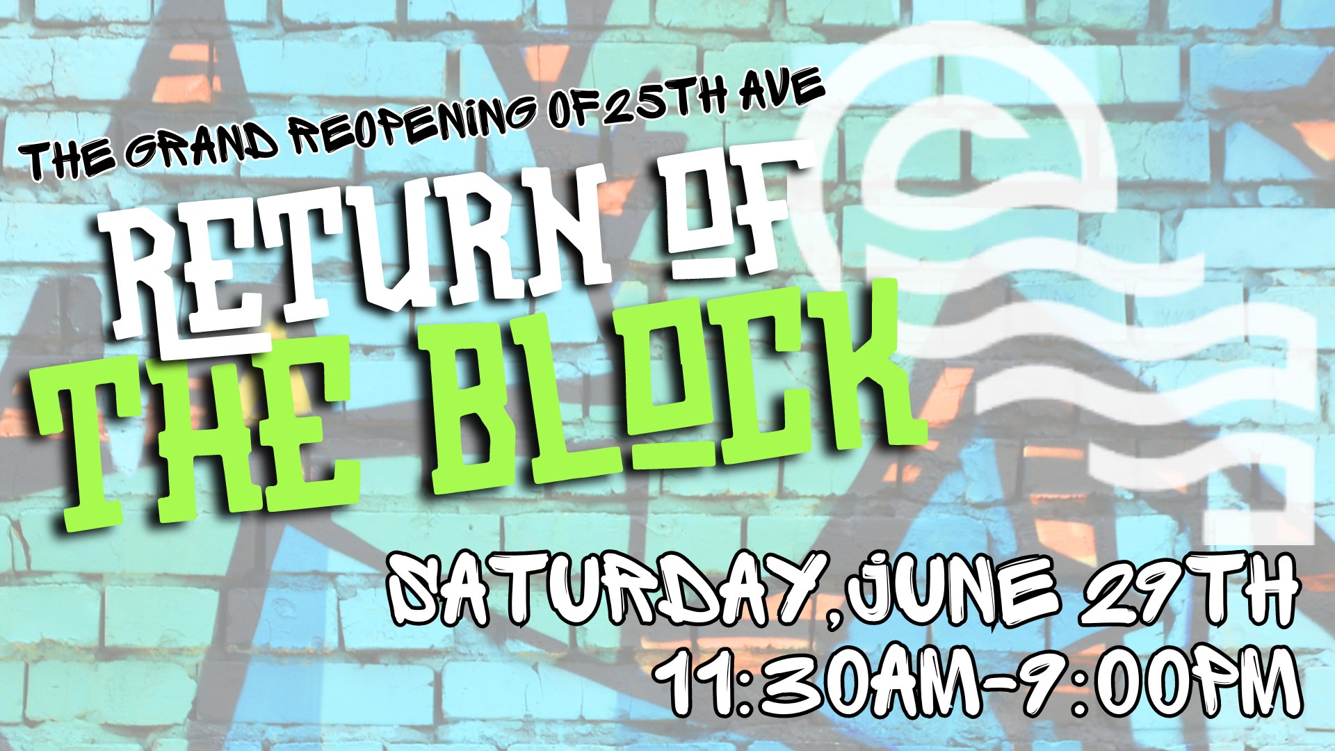 Return to the Block Event This Saturday - Edgewater Echo