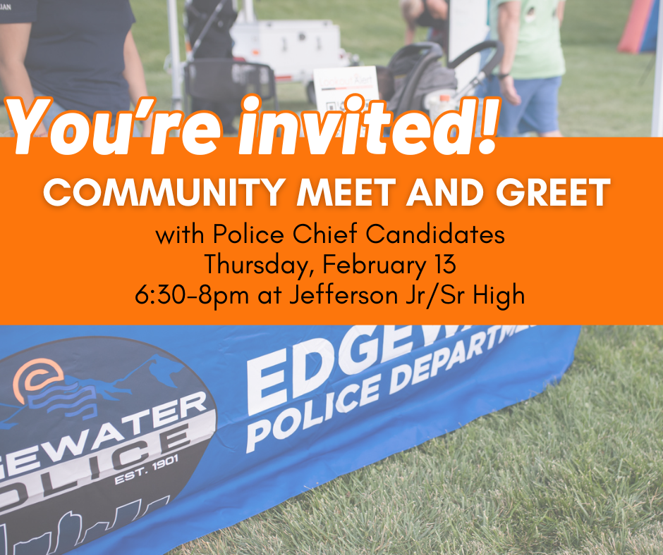 Edgewater Police Chief Candidates Meet and Greet - Edgewater Echo