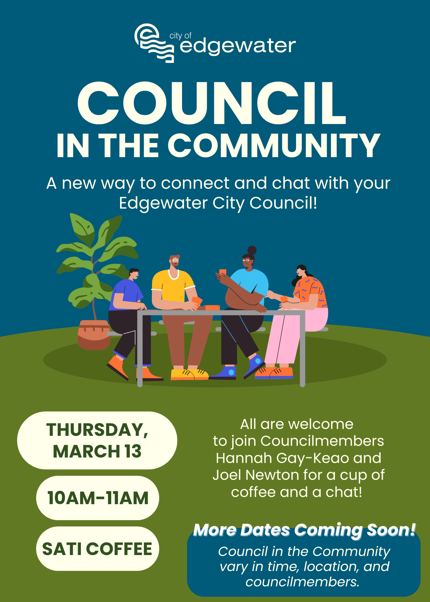 Council in the Community: Connect with your Edgewater City Council ...